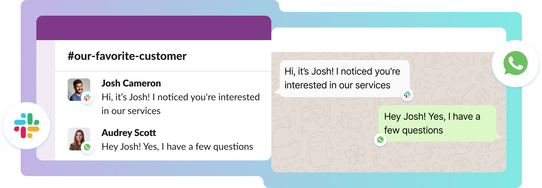 Connect Slack to WhatsApp - StartADAM